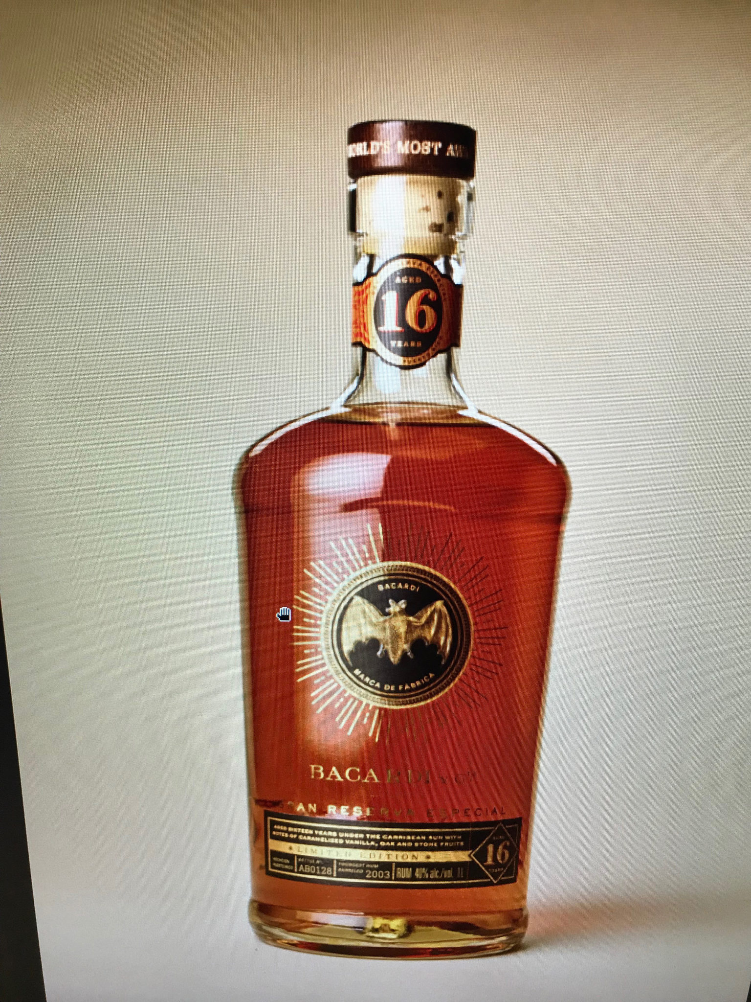 Product photography Bacardi 1 – Jim Stokes Design